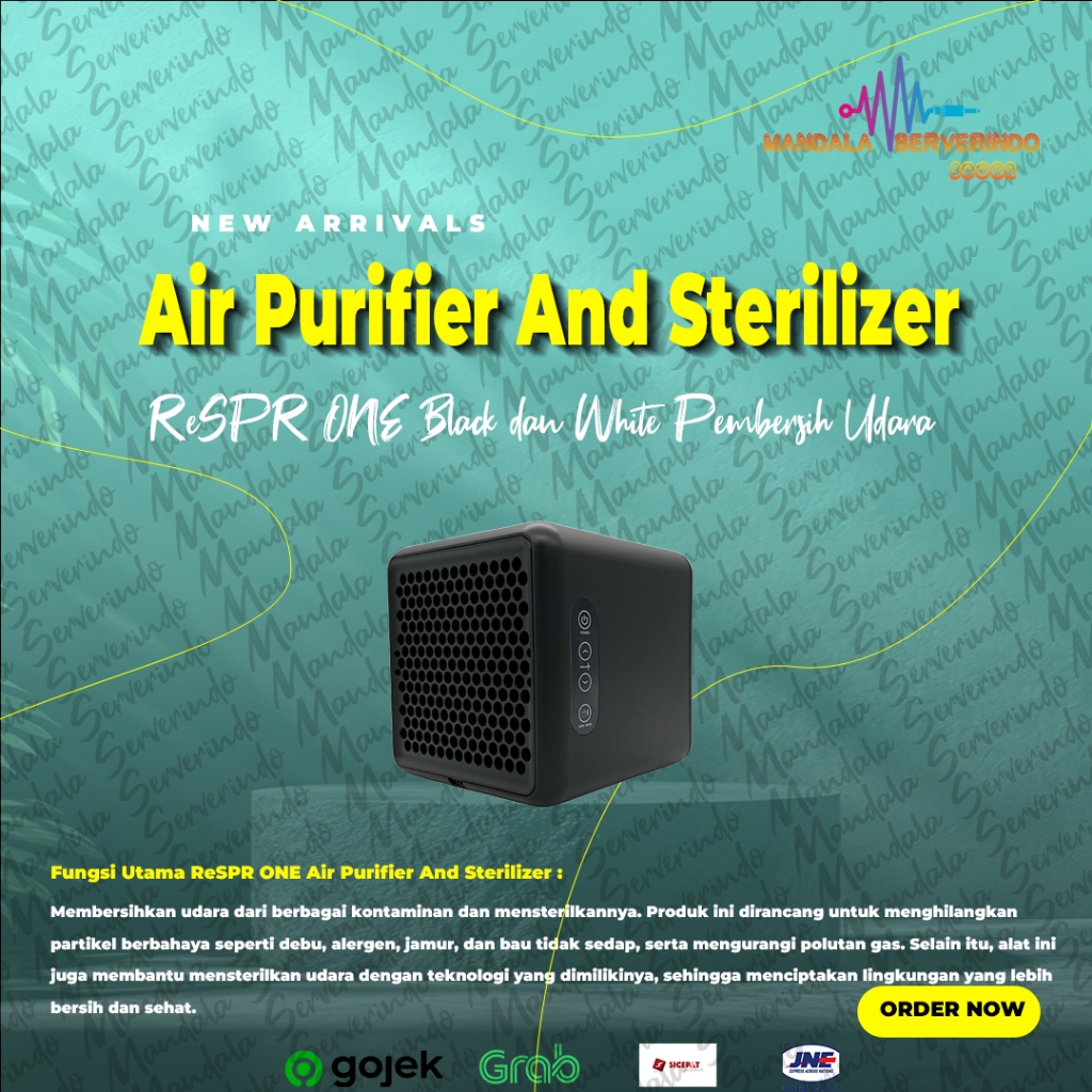 Jual ReSPR ONE Air Purifier And Sterilizer Black dan White Pembersih ...