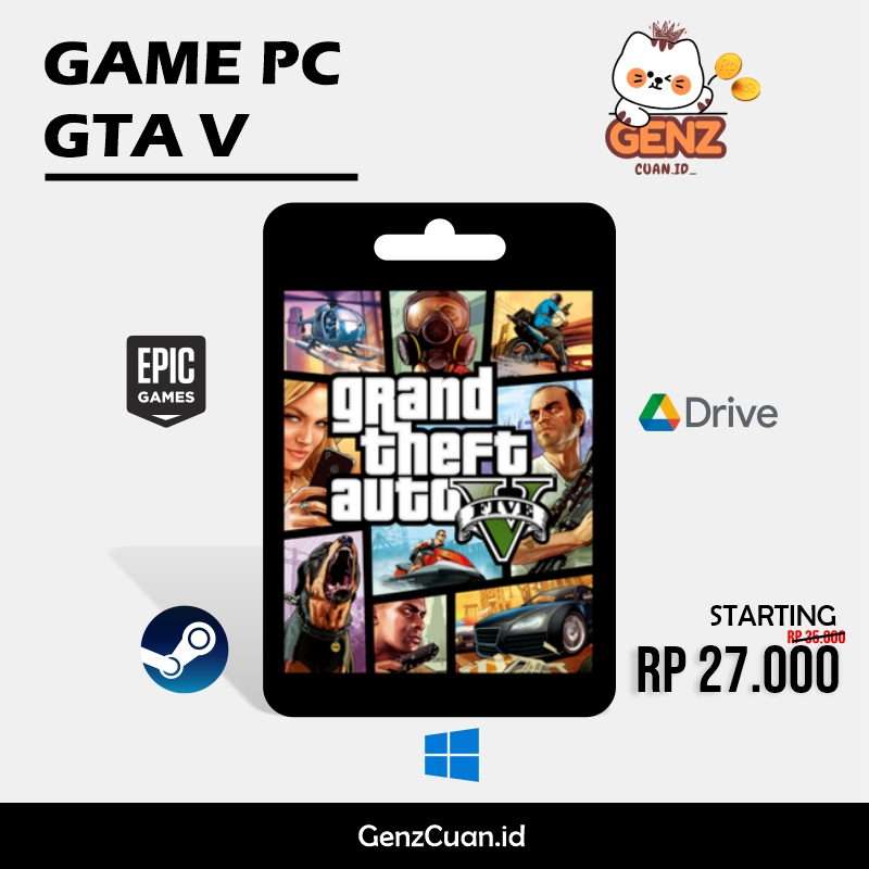 Jual GTA V / Game GTA V PC / Game PC GTA 5 OFFLINE | Shopee Indonesia