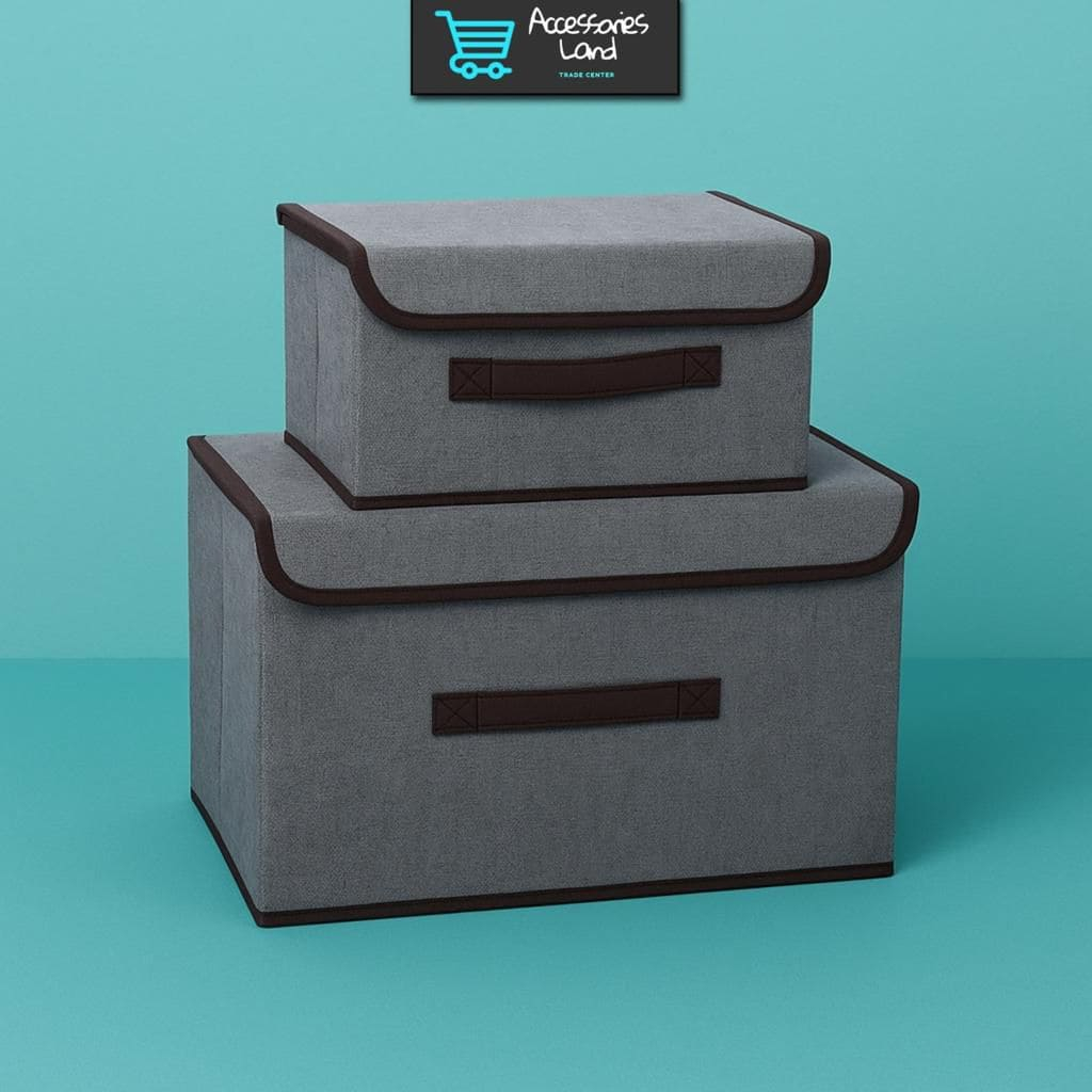Jual 1 Set Storage Box (besar 38*25*25cm dan kecil 27*20*16cm) 2in1 ...