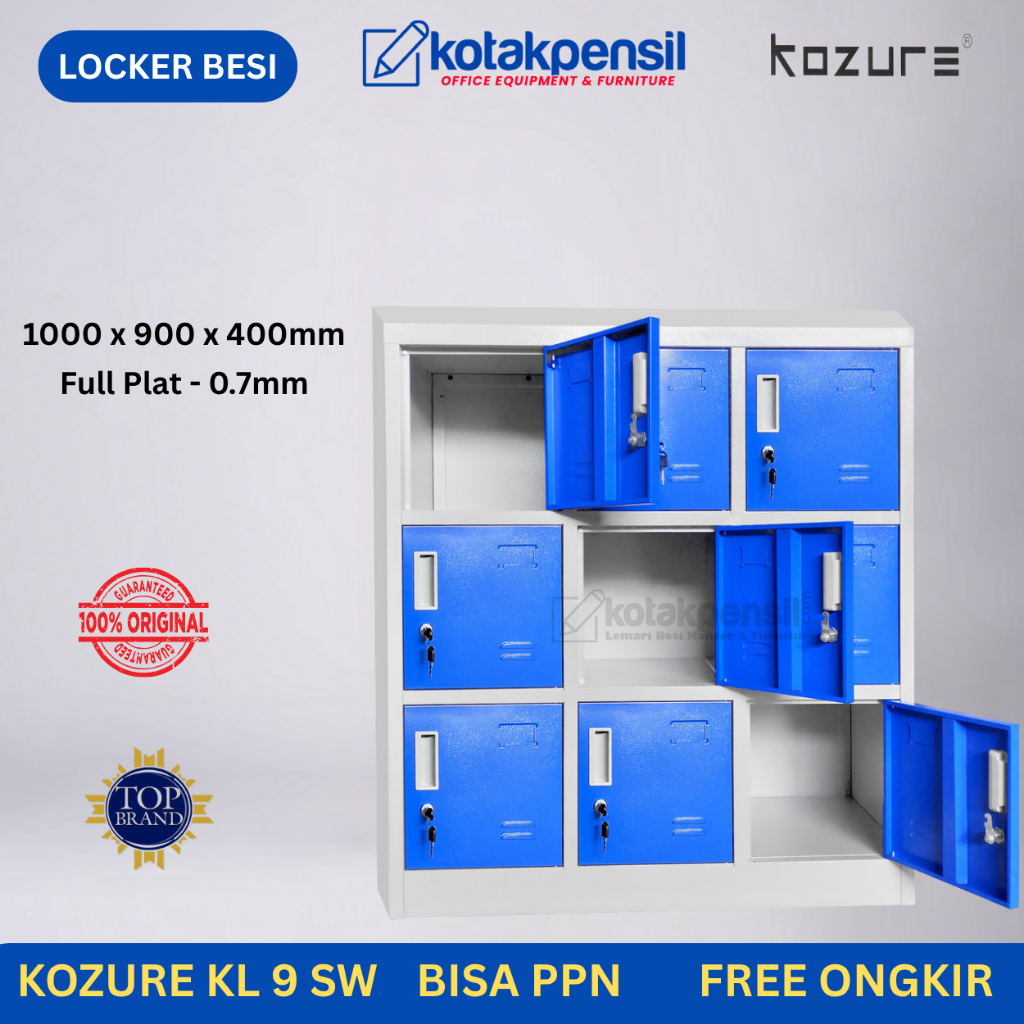 Jual Locker Kozure KL 9-SW - Lemari Loker TK/PAUD Besi 9 Pintu | Lemari ...