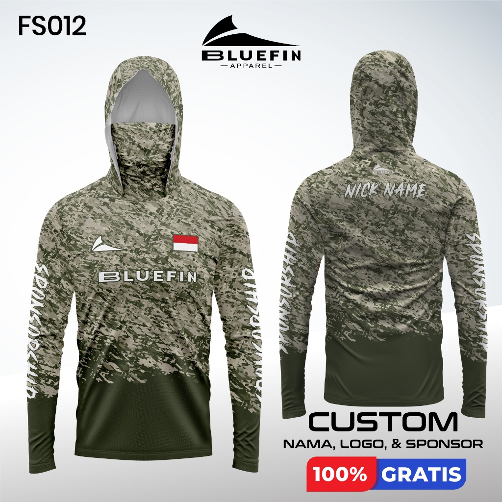 Jual Jersey Memancing Baju Mancing Bluefin Gratis Costum Nama style ...