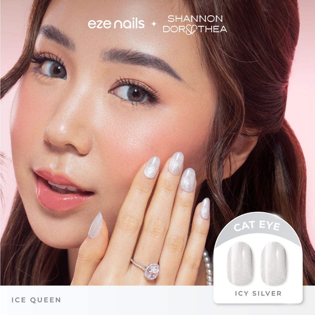 Jual Eze Nails x Shannon Dorothea - Ice Queen Spot On Manicure (Kuku ...