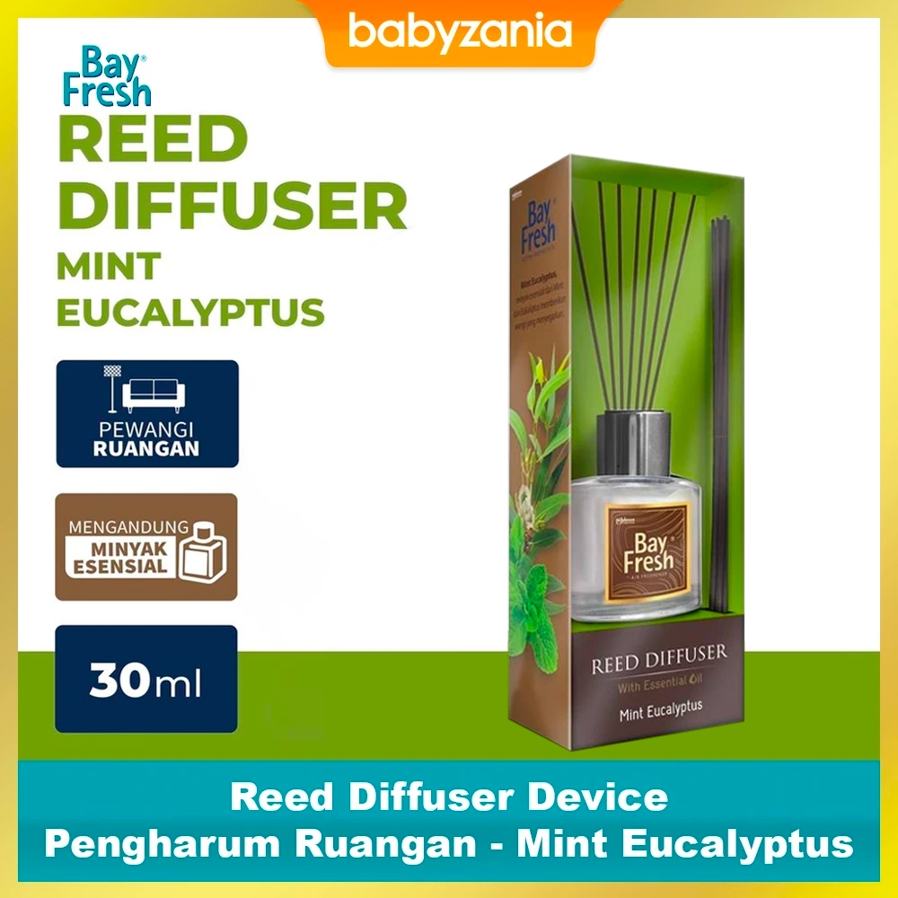 Jual Bayfresh Reed Diffuser Device Pengharum Ruangan - Mint Eucalyptus ...