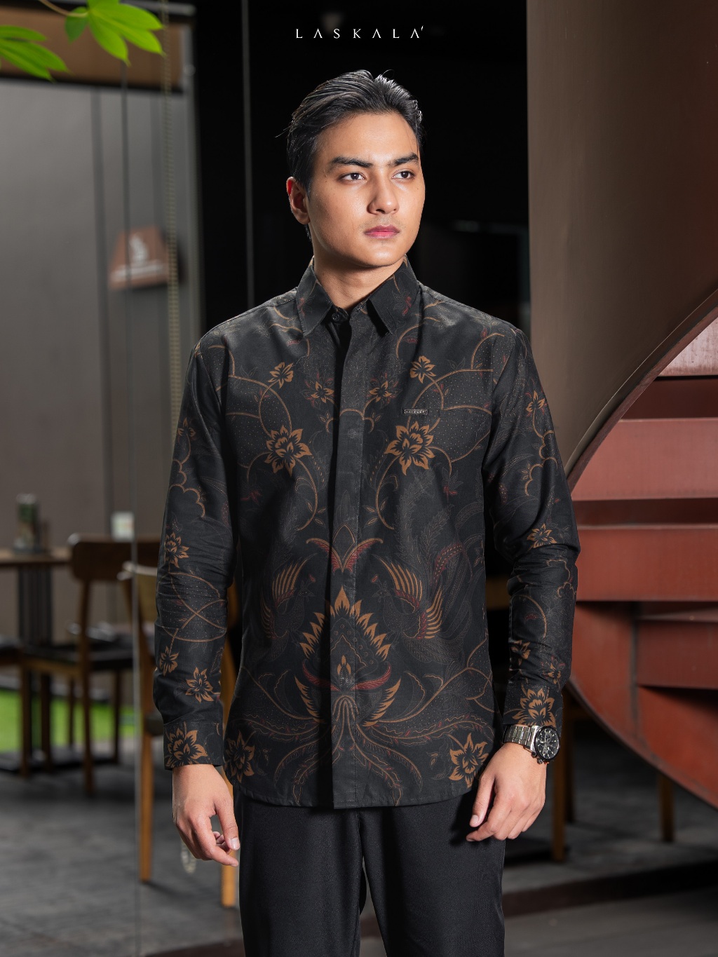Jual Laskala Batik Premium Haikal Kemeja Batik Pria Slimfit Lengan ...