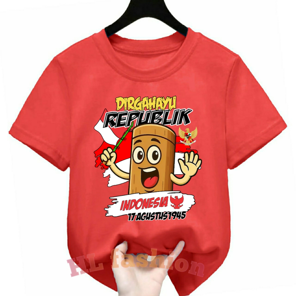 Jual pakaian anak tung tung sahur edisi HUT RI KE 80/atasan anak-anak ...