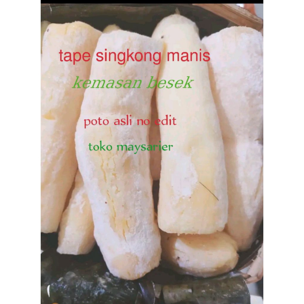 Jual tape singkong manis kemasan besek | Shopee Indonesia