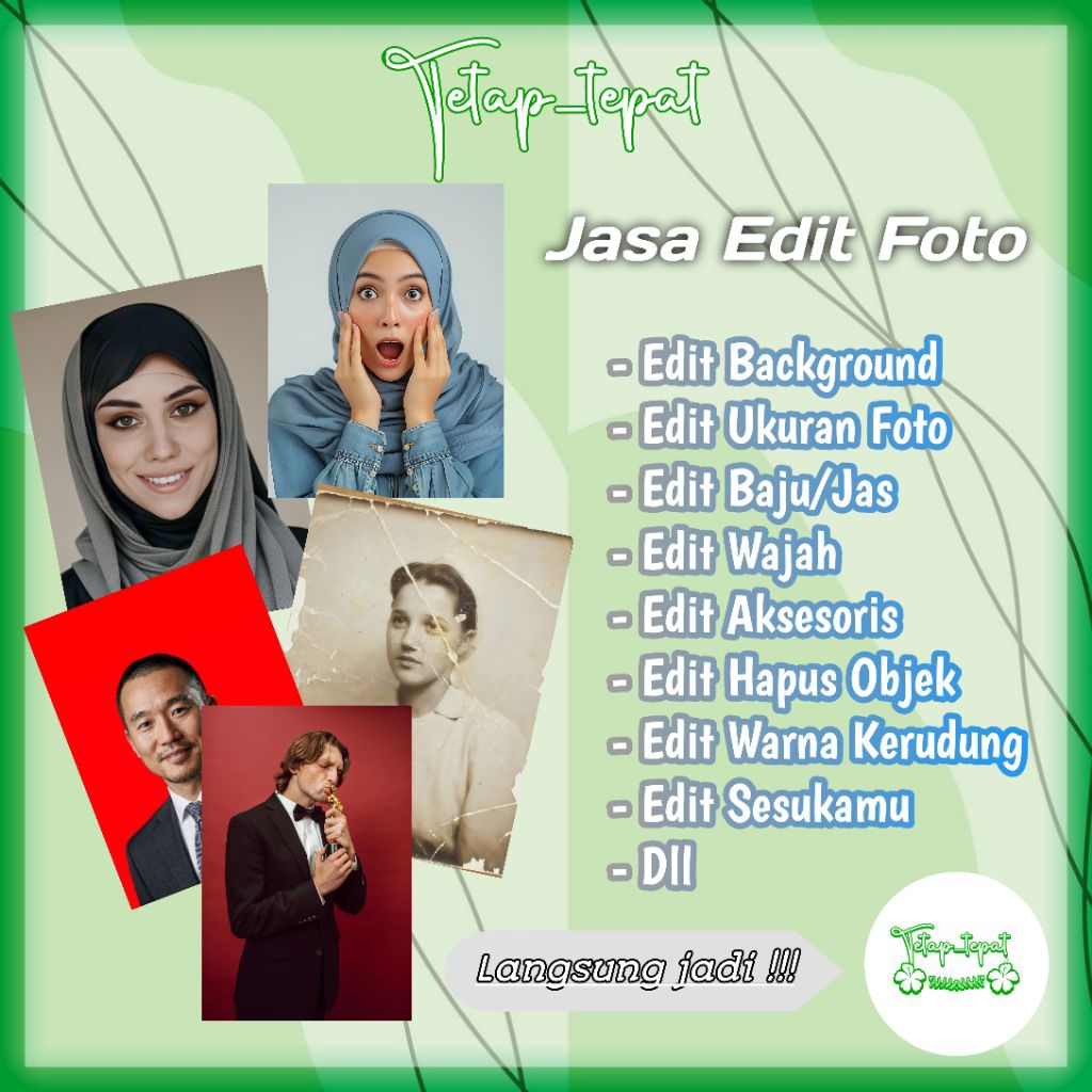 Jual Jasa Edit Foto / Edit Background / Edit Ukuran pas foto / Hapus ...
