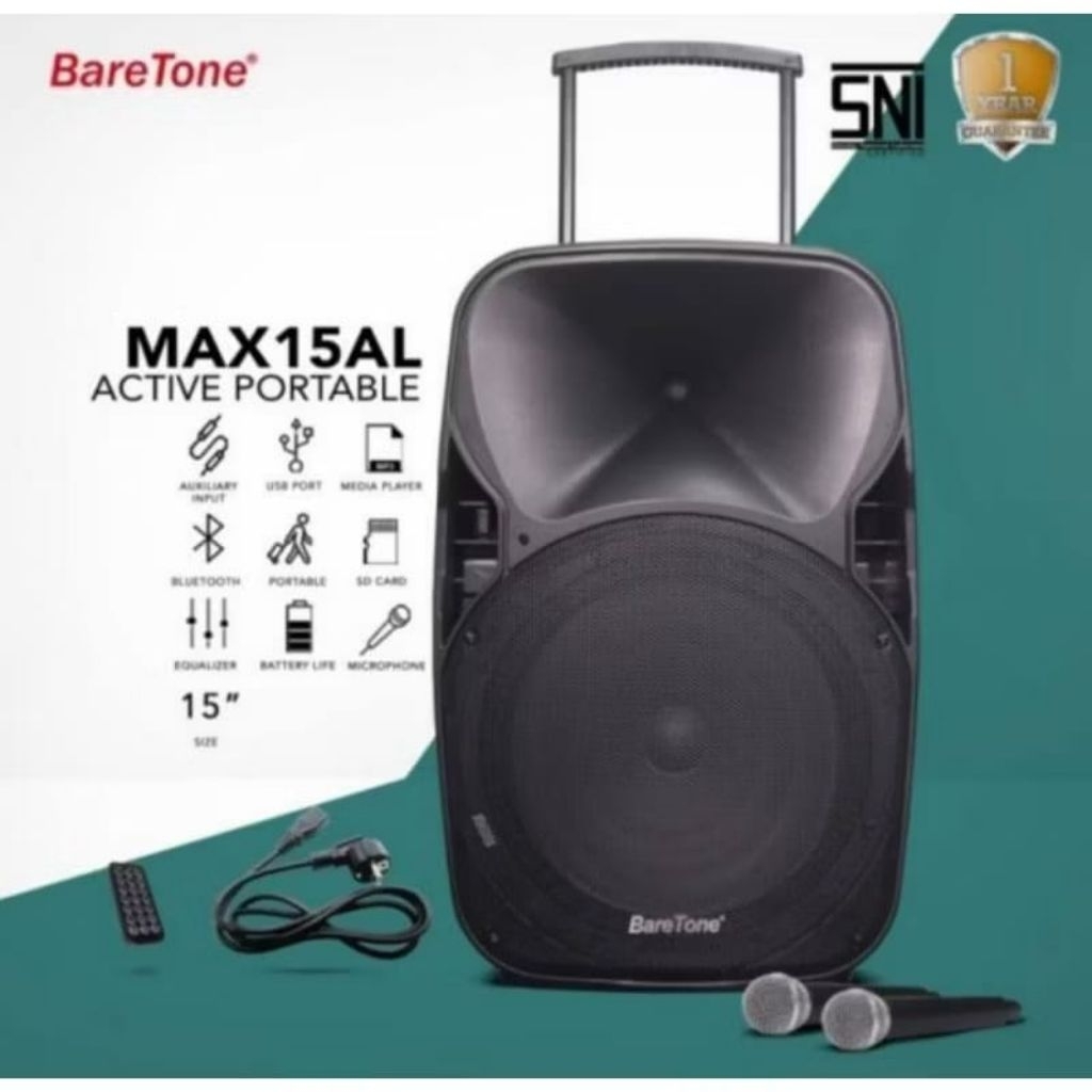Jual Speaker Portabel Baretone Max 15 AL | Shopee Indonesia