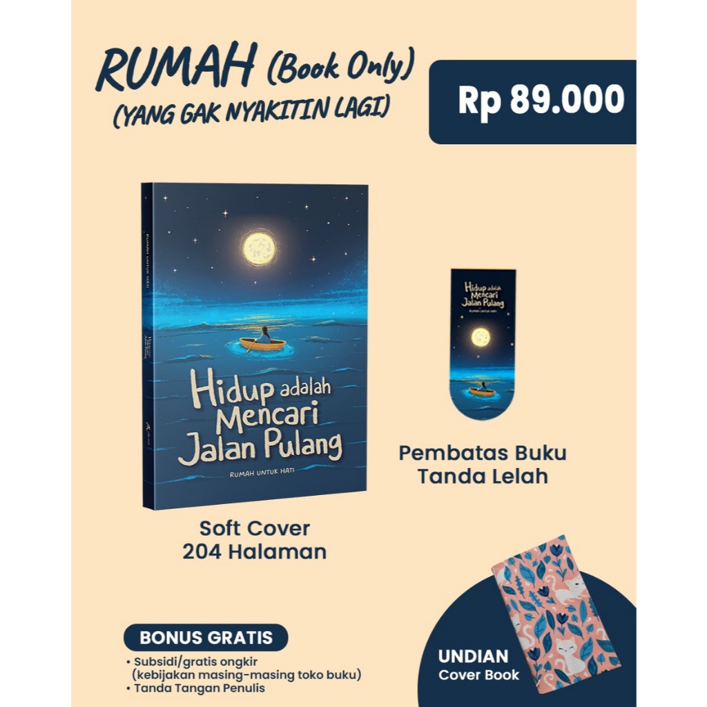 Jual [ BONUS MERCH ] Buku Hidup Adalah Mencari Jalan Pulang - Rumah ...