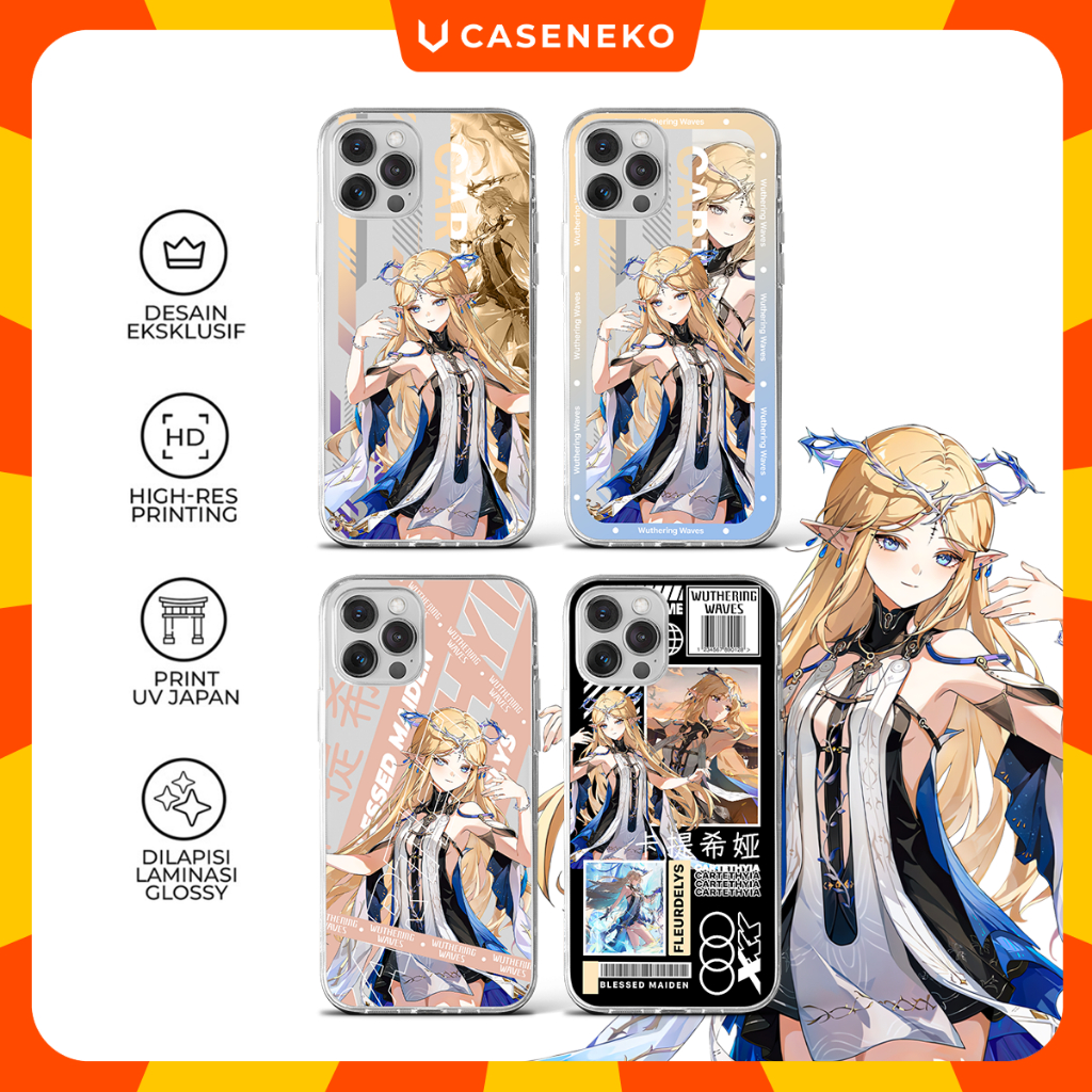 Jual Caseneko Case Cartethya Fleurdelys Wuthering Waves Wuwa Game Phone ...
