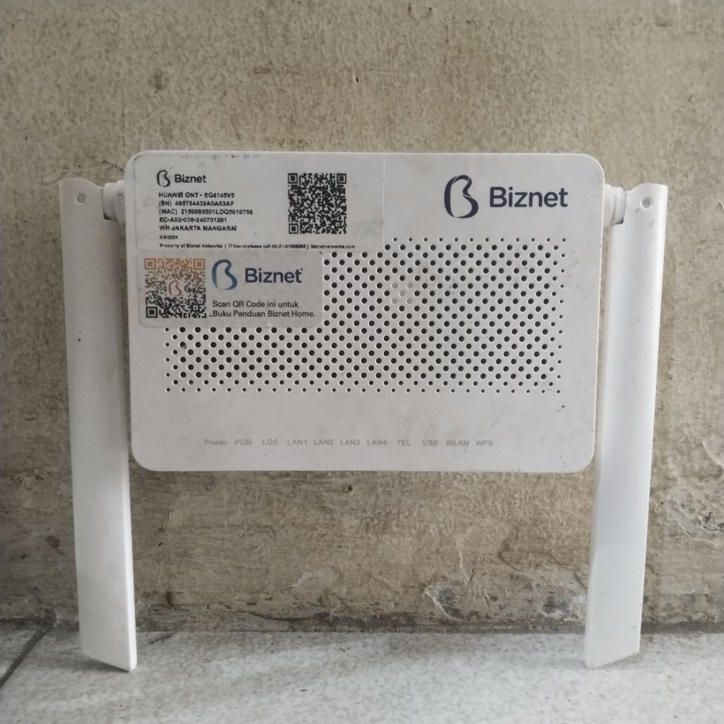 Jual MODEM HUAWEI BIZNET EG8145V5 PORT IJO | Shopee Indonesia