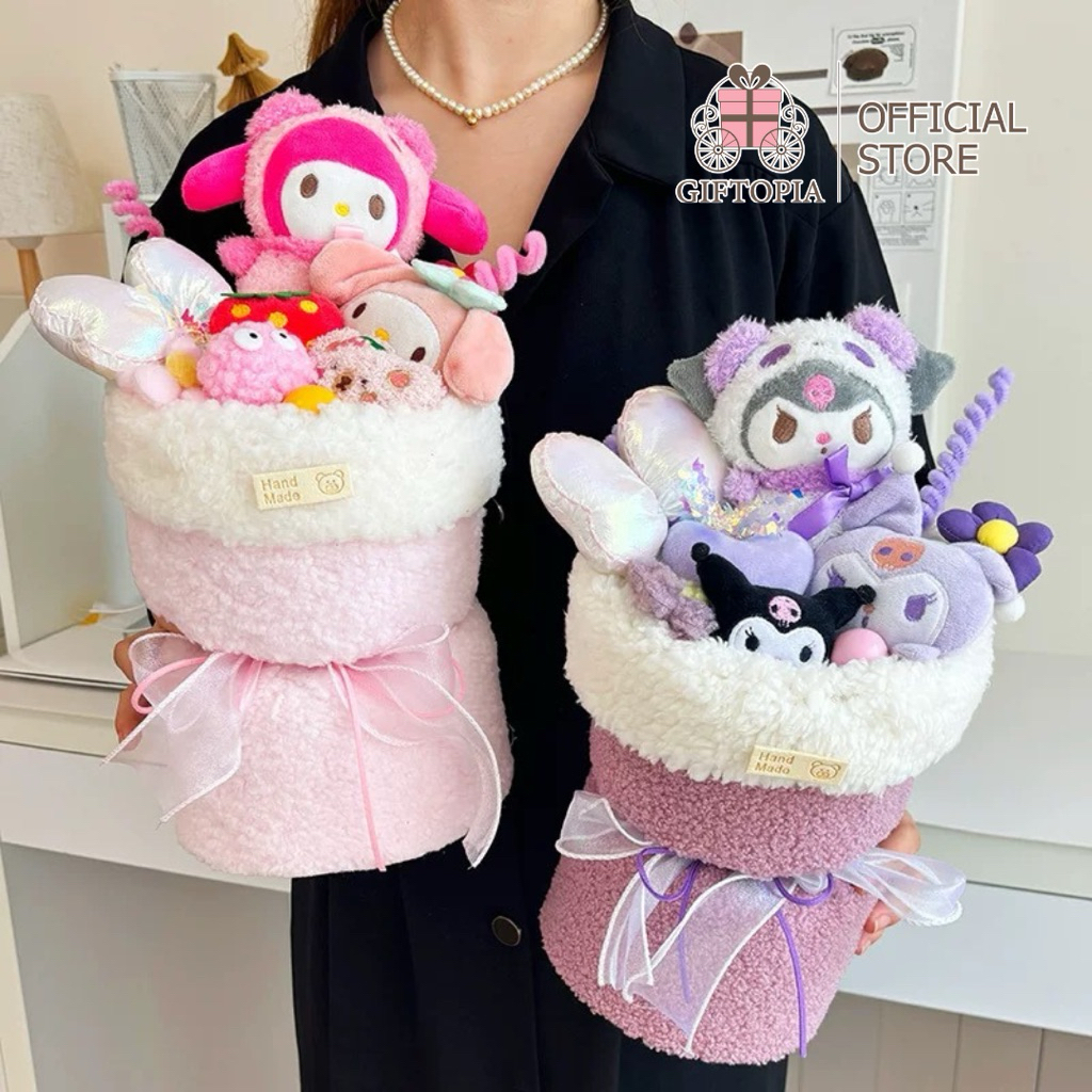 Jual GIFTOPIA READYSTOCK Buket Boneka Sanrio Cinnamoroll Kuromi My ...