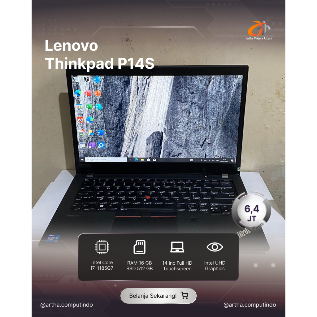 Jual Lenovo Thinkpad P14S Laptop Intel Core i7-1185G7 | Shopee Indonesia