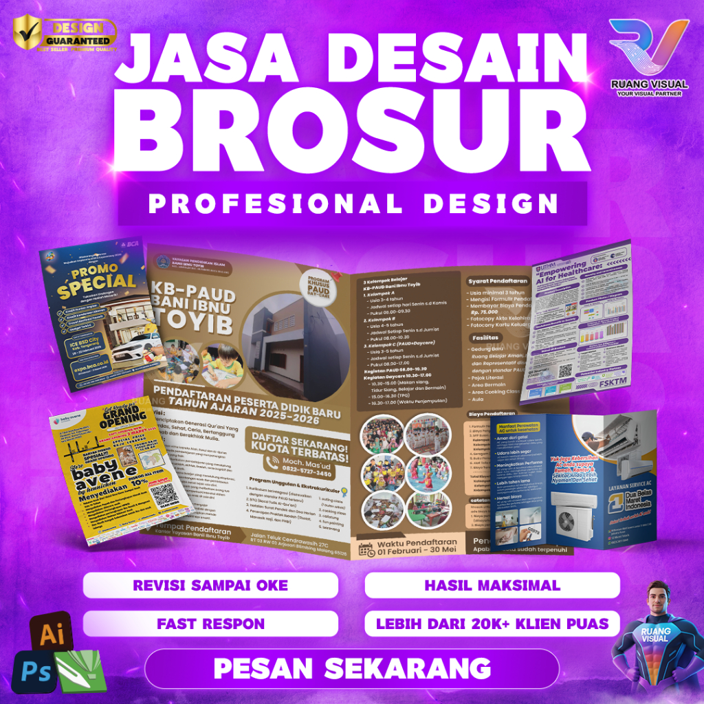 Jual Jasa Desain Poster, Brosur, Flyer & Leaflet UMKM | Cepat, Murah, Berkualitas | Shopee Indonesia