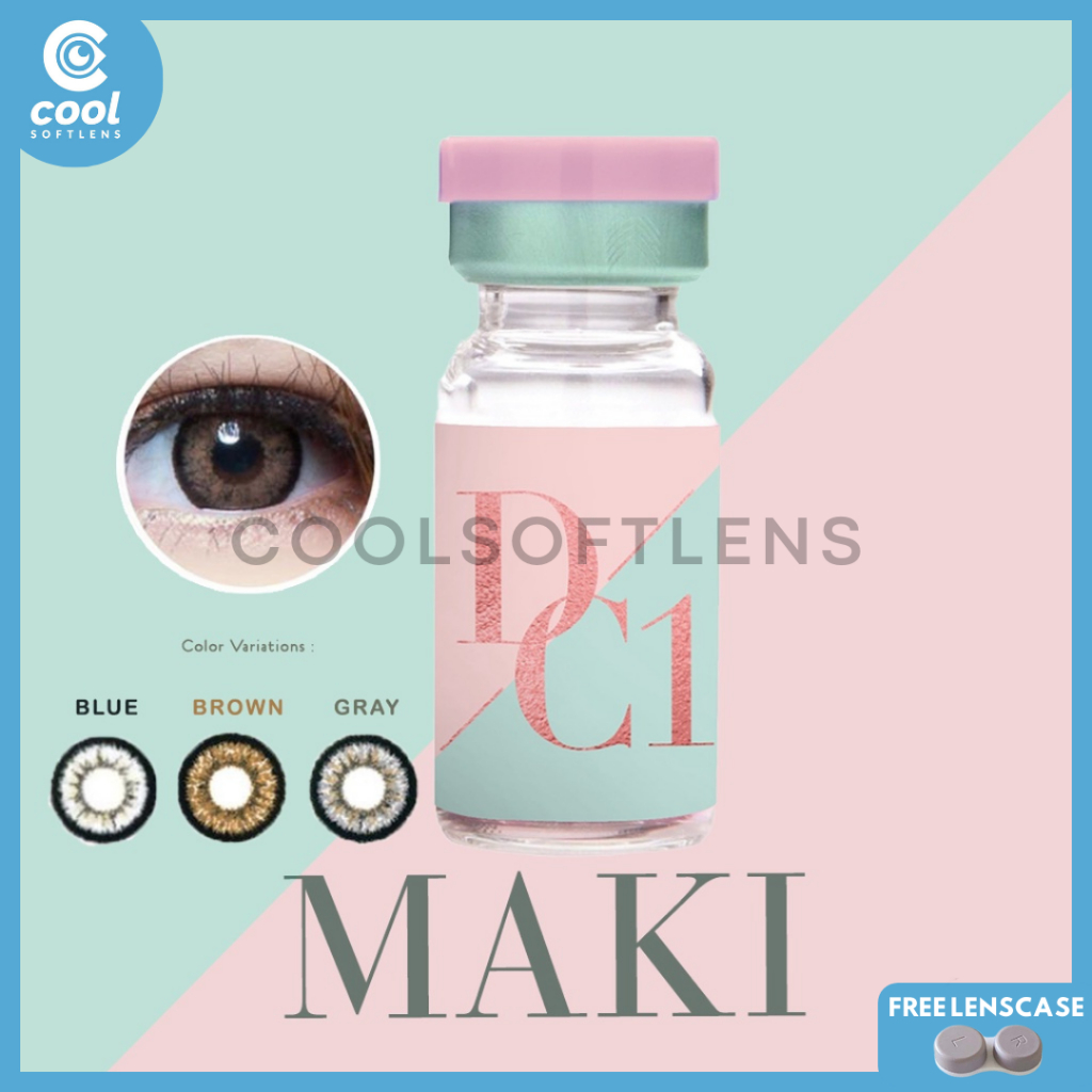 Jual Softlens DREAMCOLOR MAKI 14,5 MM Normal & Minus (-0,50 S/D -10,00 ...