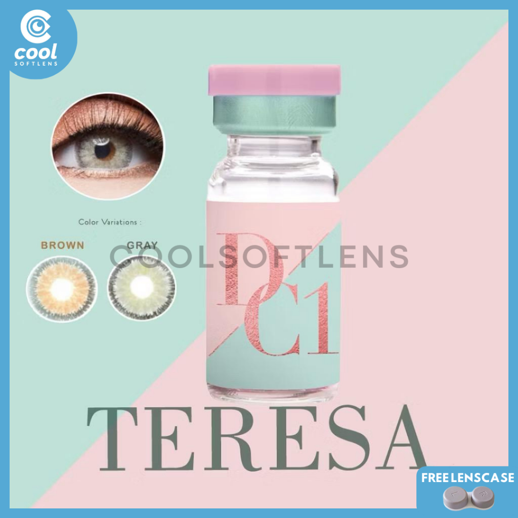 Jual Softlens DREAMCOLOR TERESA 14,5 MM Normal & Minus (-0,50 S/D -6,00 ...
