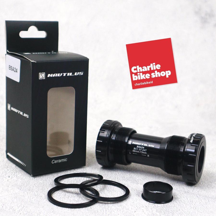 Jual Bottom Bracket NAUTILUS BSA 24 for Shimano Drat English Ceramic BB ...