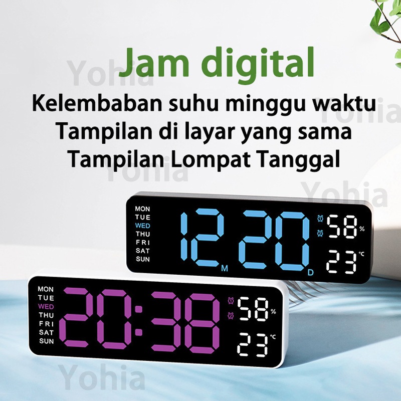 Jual Jam Alarm Digital LED JD-5503 Design Bisa Dekor Rumah Kantor Tamu ...