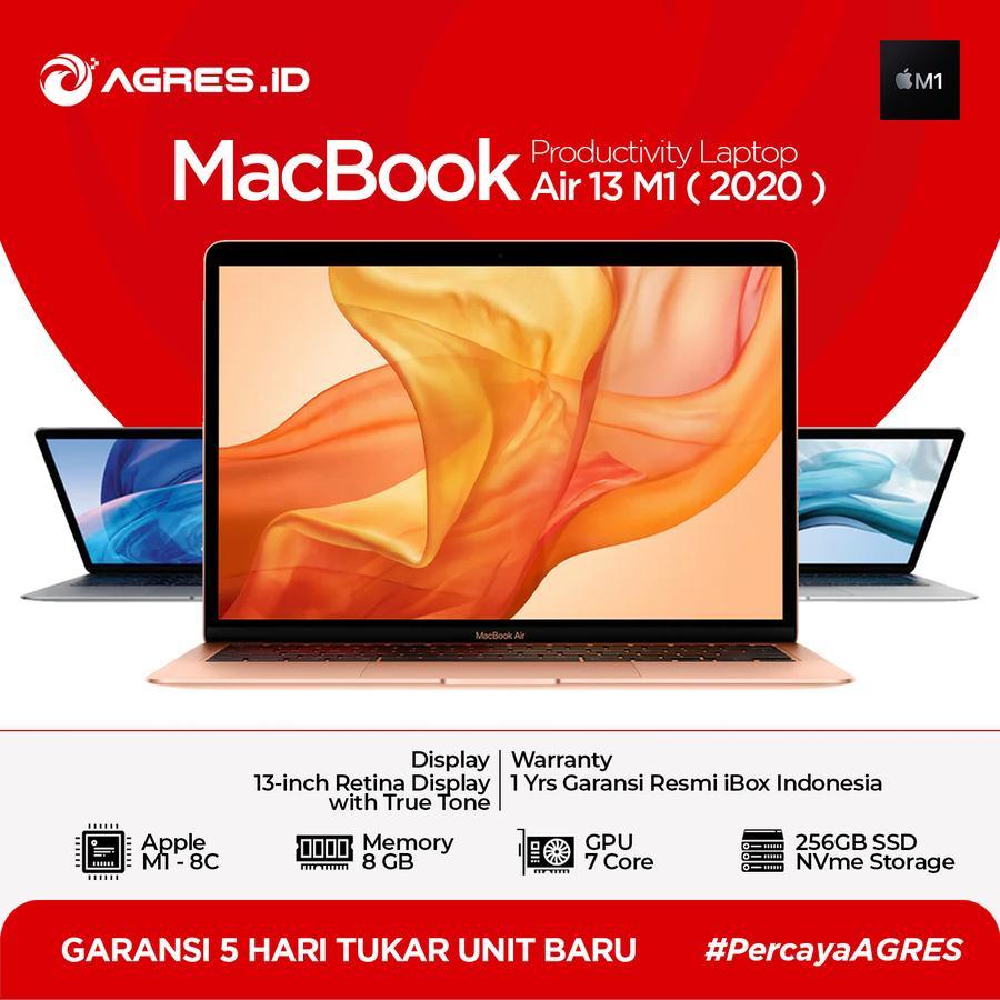 Jual Apple Macbook AIR 13 I M1 8C CPU 8GB 256SSD 7C GPU OS X 13.3" IPS ...