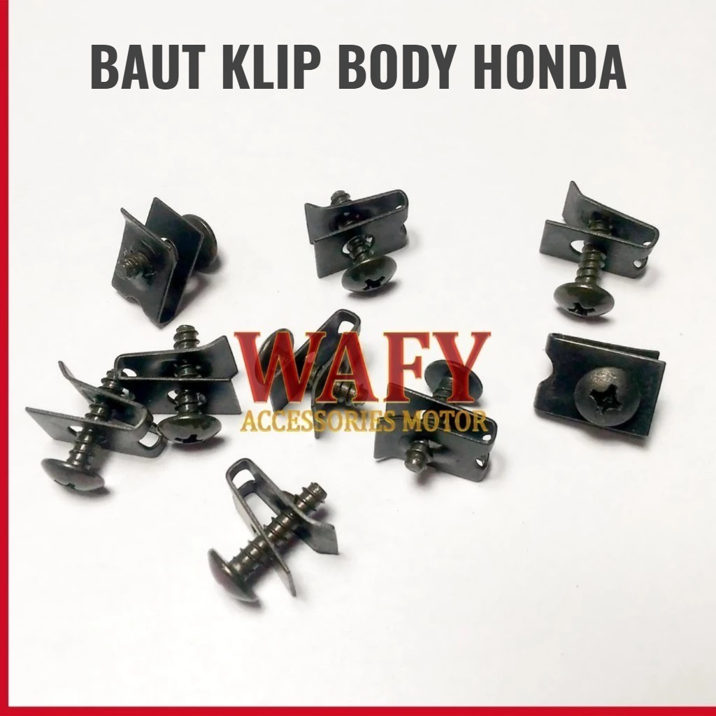 Jual Baut Klip Body Motor Honda 2 Pcs Baut Bodi Motor Honda Baut Cacing ...