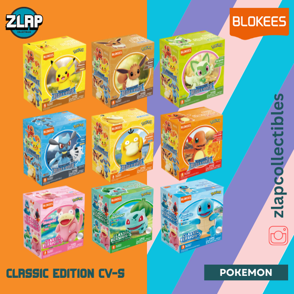 Jual BLOKEES Figures Pokémon Classic Edition Classic Edition Series CV ...