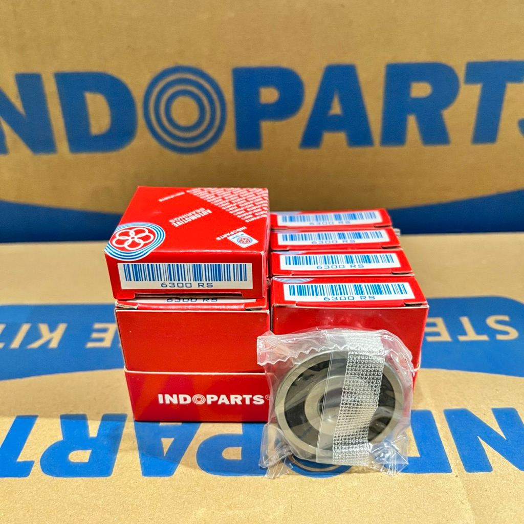 Jual Bearing / Laher 6300 RS merk INDOPARTS | Shopee Indonesia