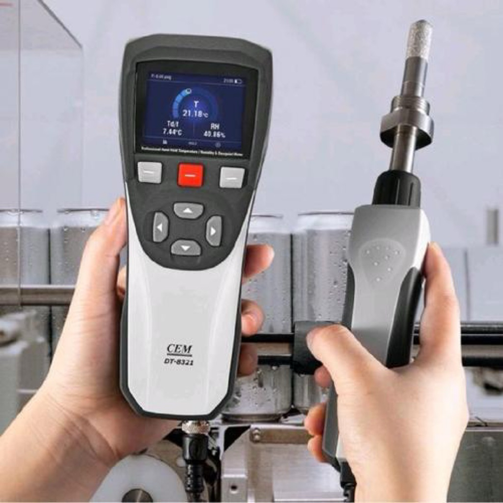 Jual CEM DT-8321 Handheld Digital Dew Point Meter High-precision Dew ...
