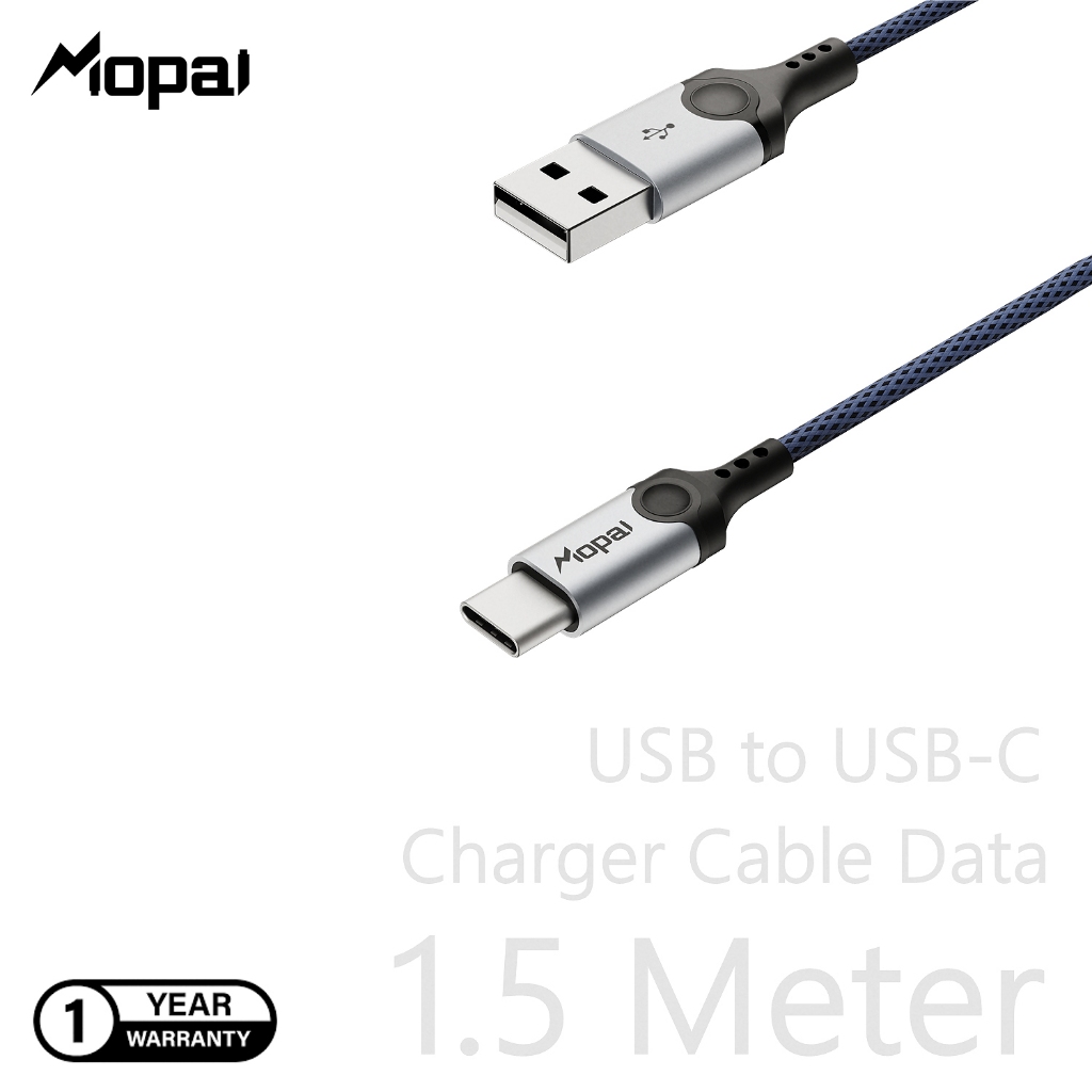 Jual Mopai KT102 Kabel Data USB to Type-C QC PD Fast Charging 3A USB C Cable 150CM 1.5Meter ...