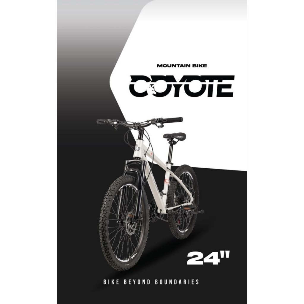 Jual SEPEDA MTB COYOTE ELEMENT 24 hi-Ten Steel mtb XC Frame 3x7 Speed ...
