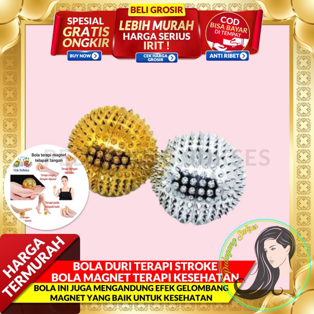 Jual GROSIR PASTI MURAH Bola Duri Terapi Stroke / Bola Duri Magnet ...