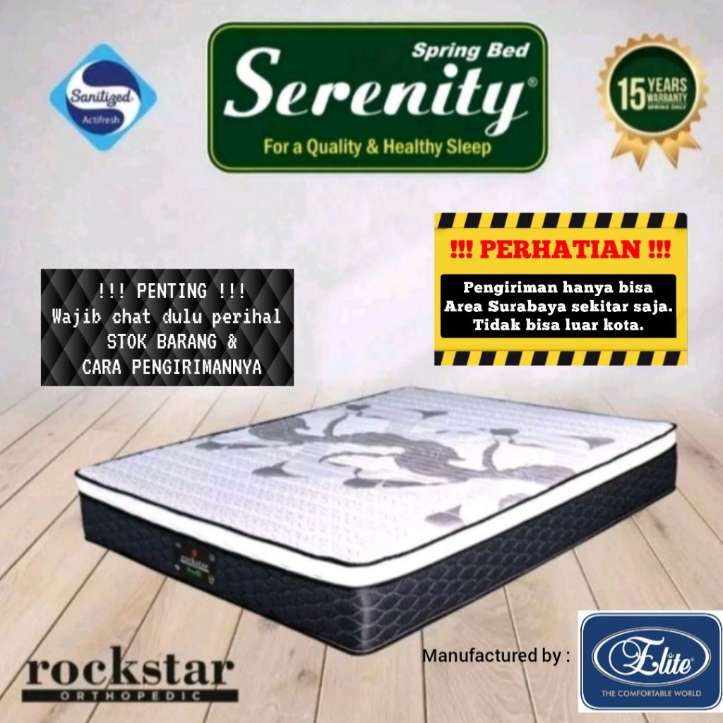 Jual Kasur Busa Orthopedic Elite Serenity Rockstar ( Matras / Kasur ...