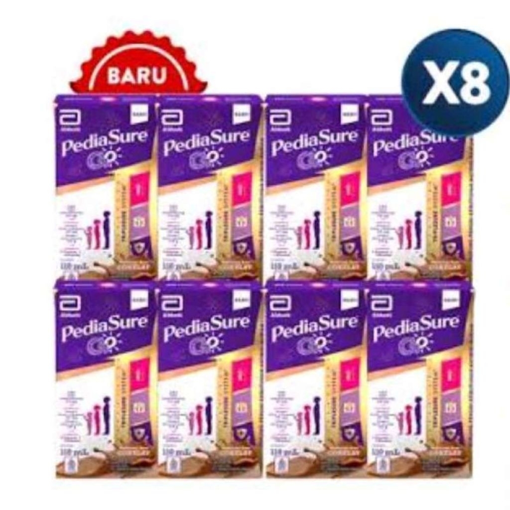 Jual PEDIASURE GO UHT 8×110ml COKLAT VANILA | Shopee Indonesia