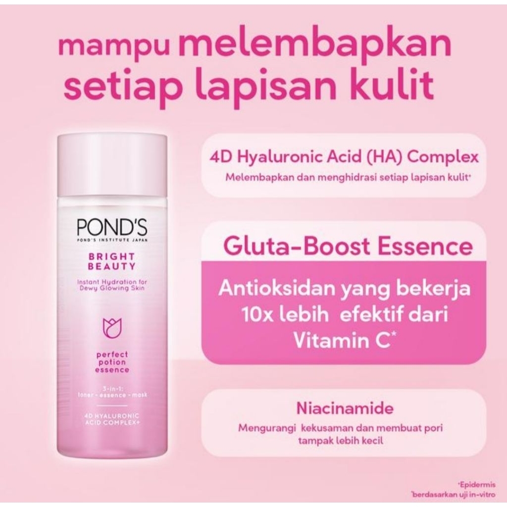 Jual Ponds Beauty Perfect Potion Essence 110 mL | Shopee Indonesia