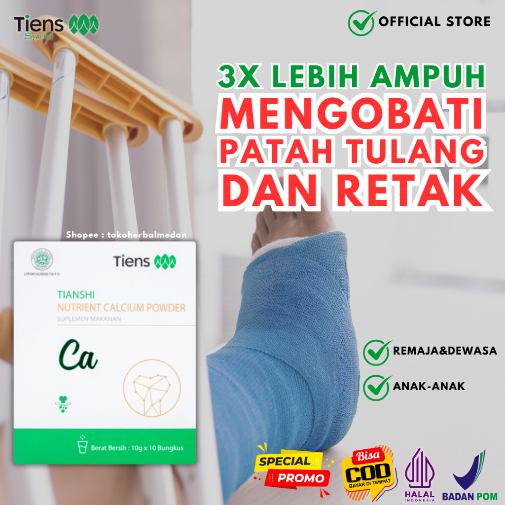 Jual Susu Tiens Untuk Patah Tulang Tianshi Nutrient Super High Calcium ...