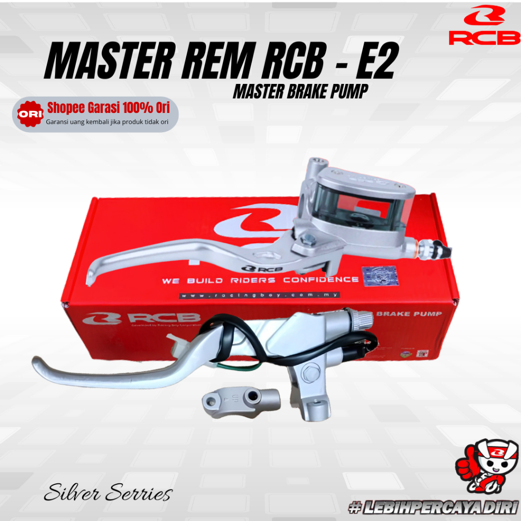Jual MASTER REM RCB E2 E3 14MM KOTAK OVAL SET KANAN KIRI HANDLE KOPLING ...