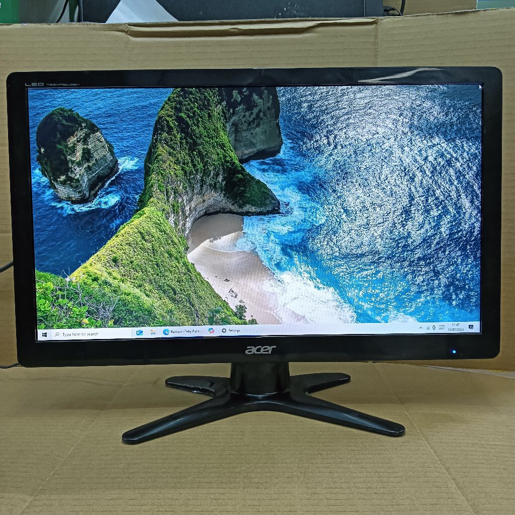 Jual Monitor LED Acer 19 Inch Wide Screen No Minus | Shopee Indonesia