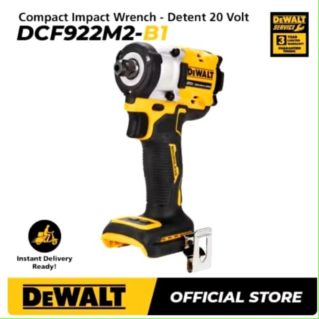 Jual Impact Wrench Dewalt DCF922M2-B1 408Nm Brushless 20 V Max 4Ah ...