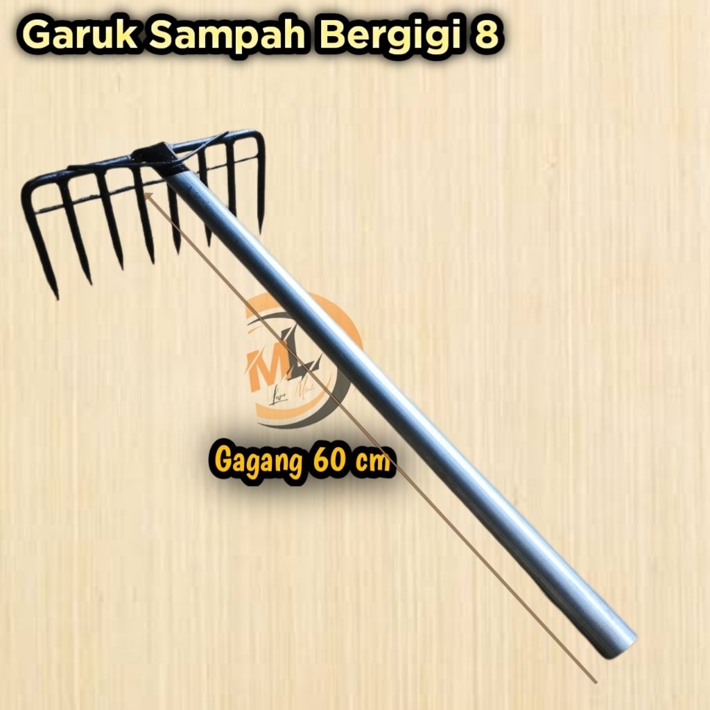 Jual Garuk Sampah Bergigi 8 Rangka Besi Beton | Shopee Indonesia