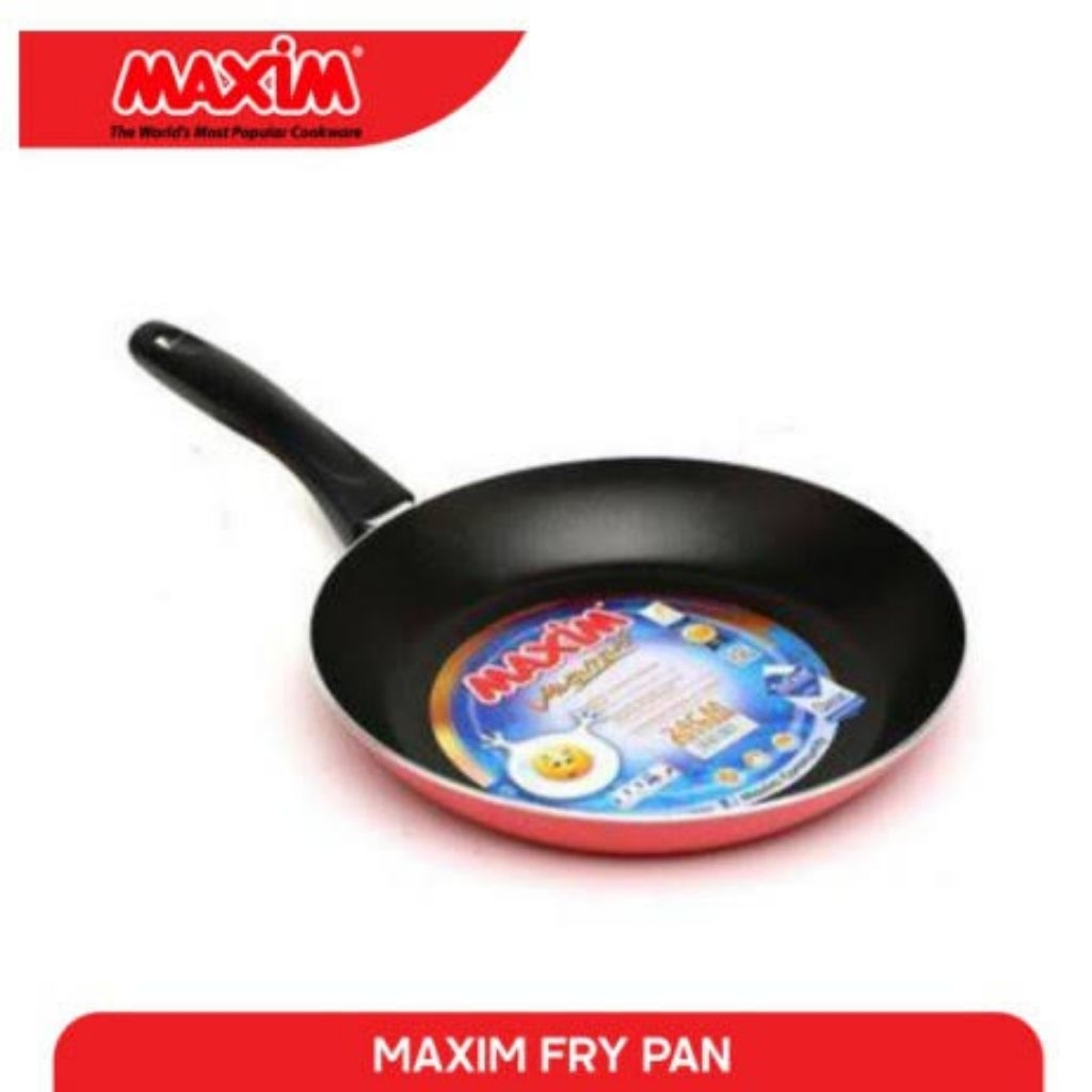 Jual Maxim Valentino Fry Pan 24 Cm Teflon Penggorengan Maxim 24Cm ...