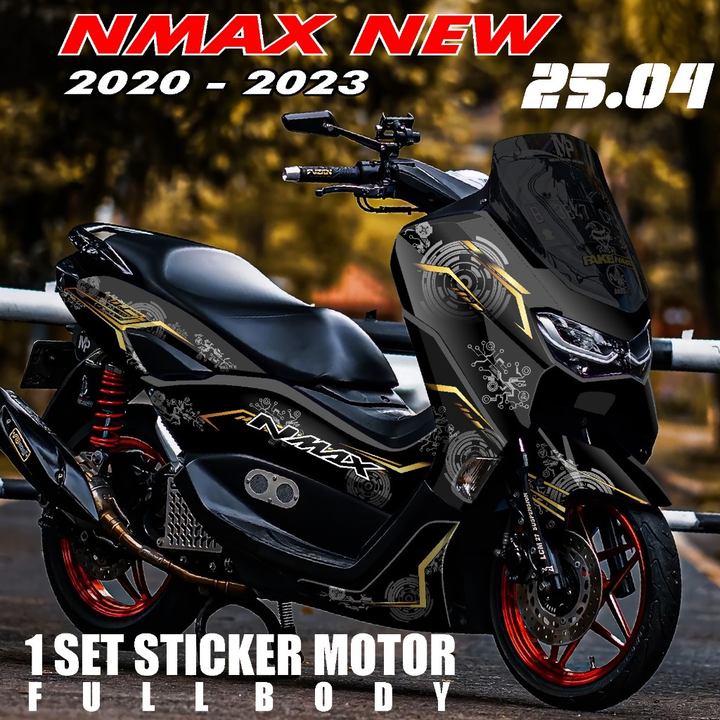 Jual Decal DEKAL STICKER SETIKER ALL NEW NMAX FULL BODY BODI TERBARU ...