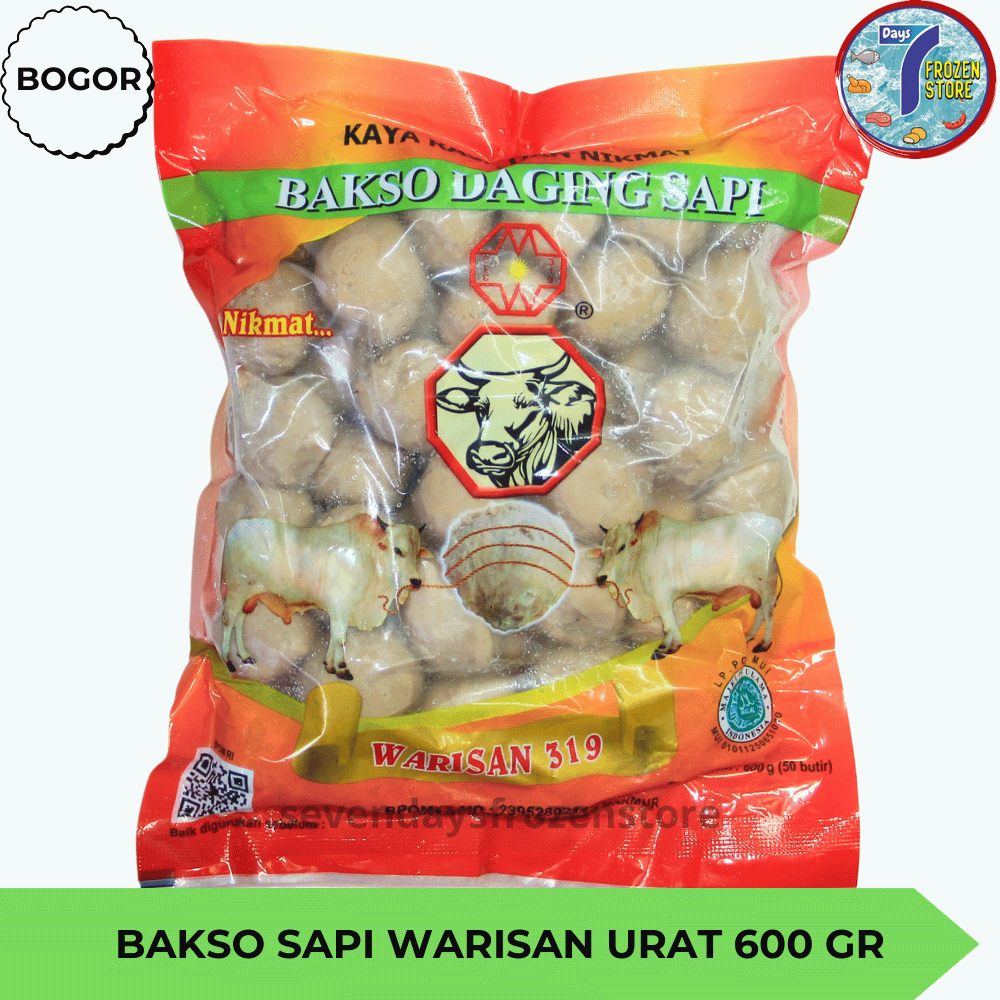 Jual Bakso Sapi Warisan Urat Isi 50 Kemasan 600 Gr | Shopee Indonesia