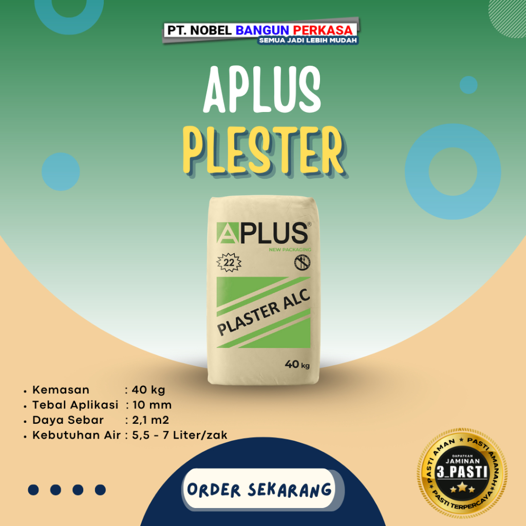 Jual Semen Mortar Aplus Plesteran Dinding 40kg "Aplus 22" | Shopee ...
