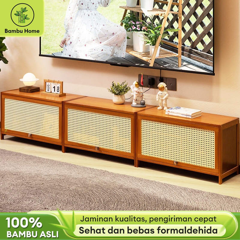Jual Meja TV Rak TV Lemari TV Bupet Ruang Tamu Kayu Meja TV Modern ...
