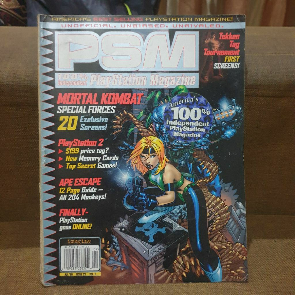Jual Majalah Game Vintage Import PSM Playstation 2 Magazine Cover ...