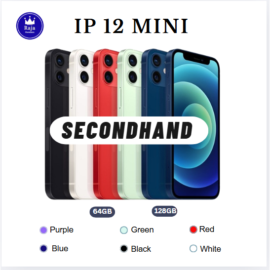 Jual IP 12 Mini 64GB 128GB Kondisi Second Bekas Fitur Aman Berfungsi Normal | Shopee Indonesia