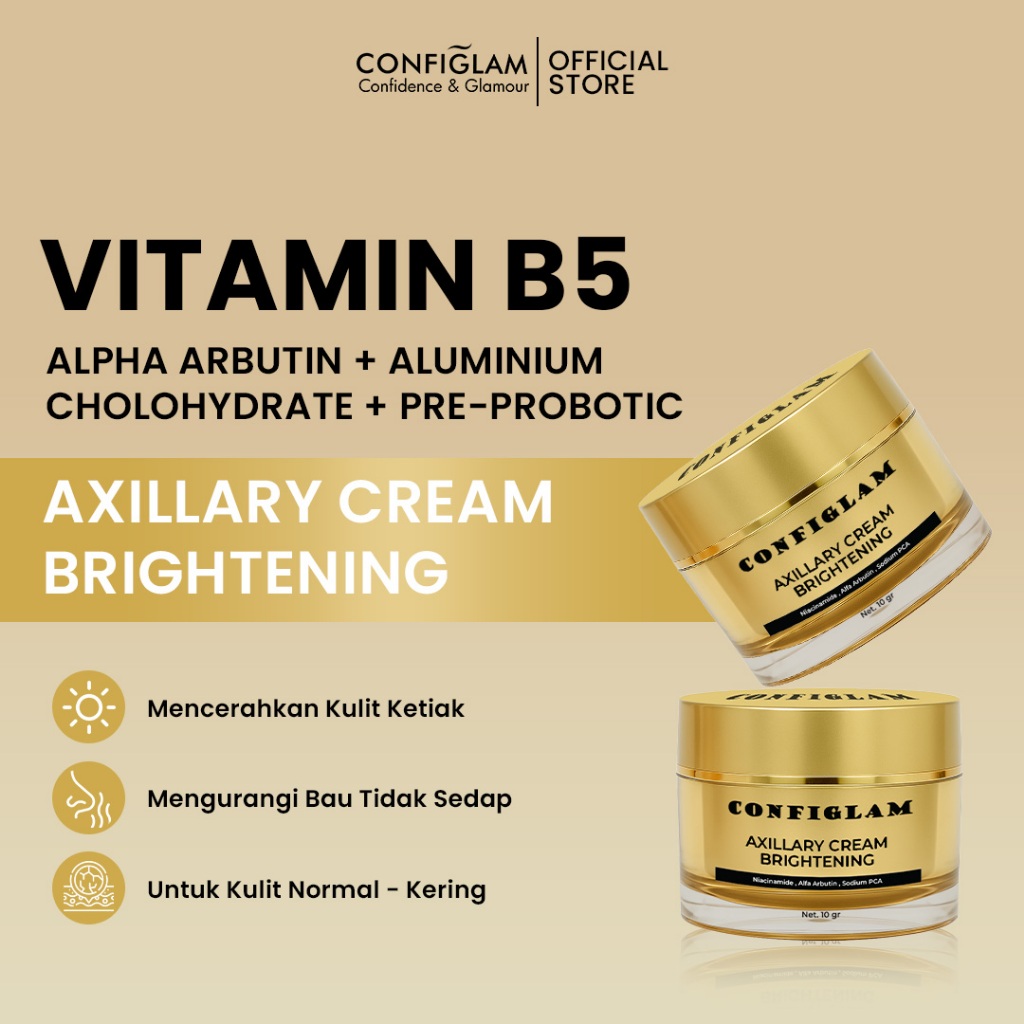Jual CONFIGLAM Axillary Cream Gentle Exfoliating 10g Krim Pencerah ...
