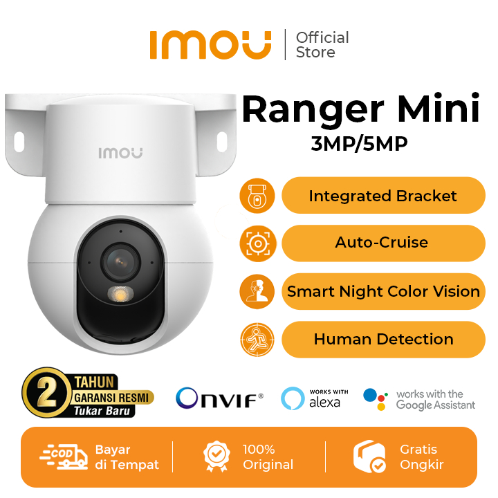 Jual IMOU Ranger Mini 3MP / 5MP Kamera Smart CCTV Indoor Wi-Fi 6 Full ...