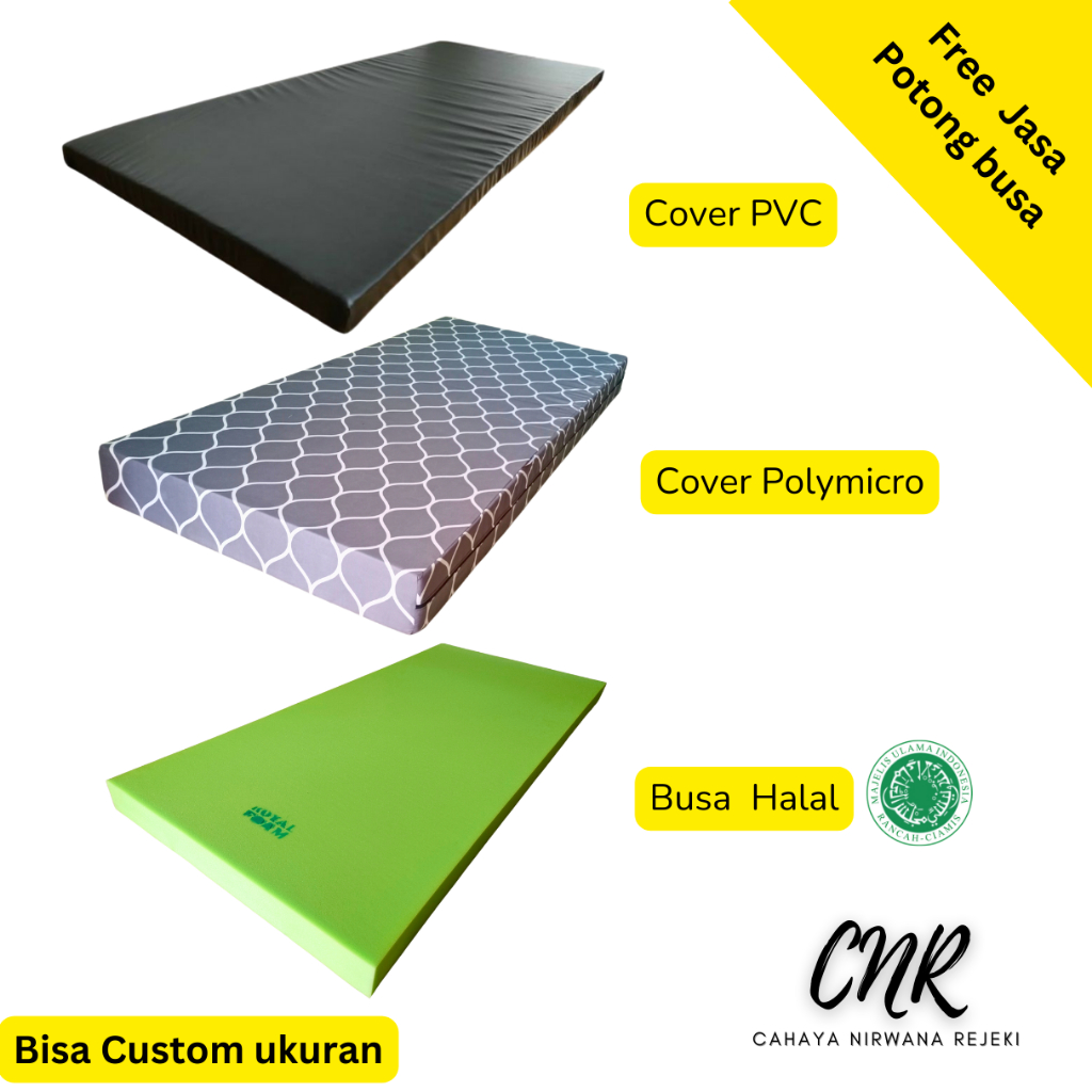 Jual CNR matras kasur busa premium tebal 5cm utnuk pesantren atau untuk ...