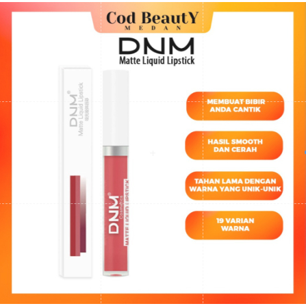 Jual DNM LIPSTICK MATTE LIP CREAM LIQUID LONG LASTING | Shopee Indonesia