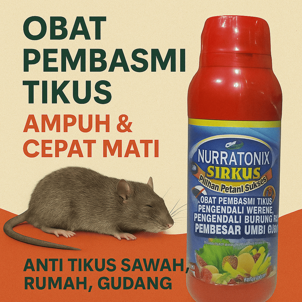 Jual Nurratonix Sirkus 500ML – Obat Pembasmi Tikus Ampuh & Cepat Mati ...